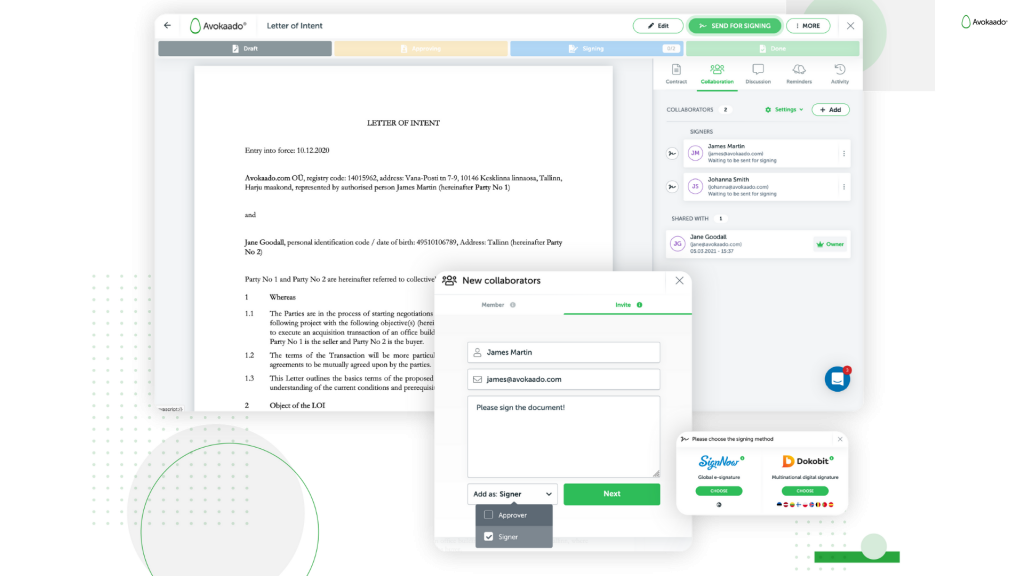 14 Digital Contract Signing Apps to Get eSignatures — Avokaado Blog